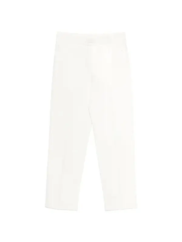 Emporio Armani Drawstring Trousers - White