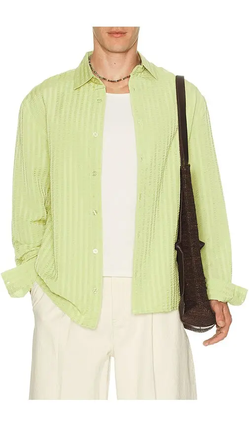 KROST Jordan Striped Wrinkle Shirt In . Also