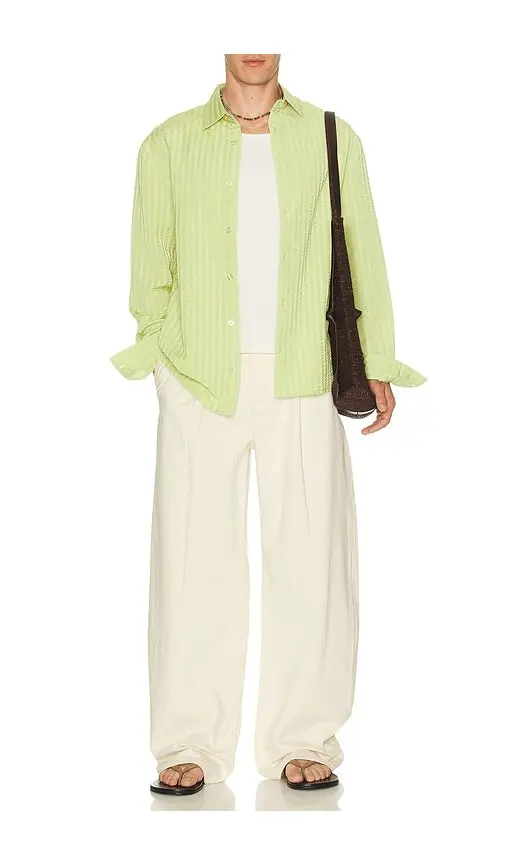KROST Jordan Striped Wrinkle Shirt In . Also