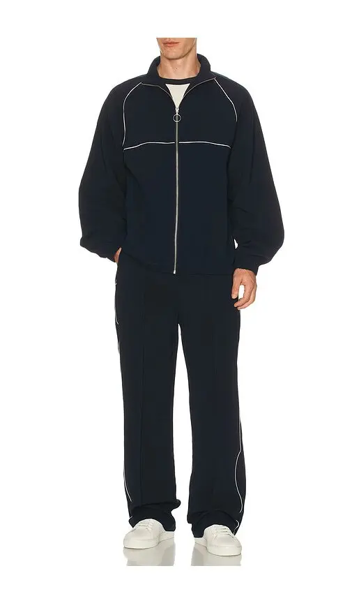 KROST Piping Track Jacket - Navy