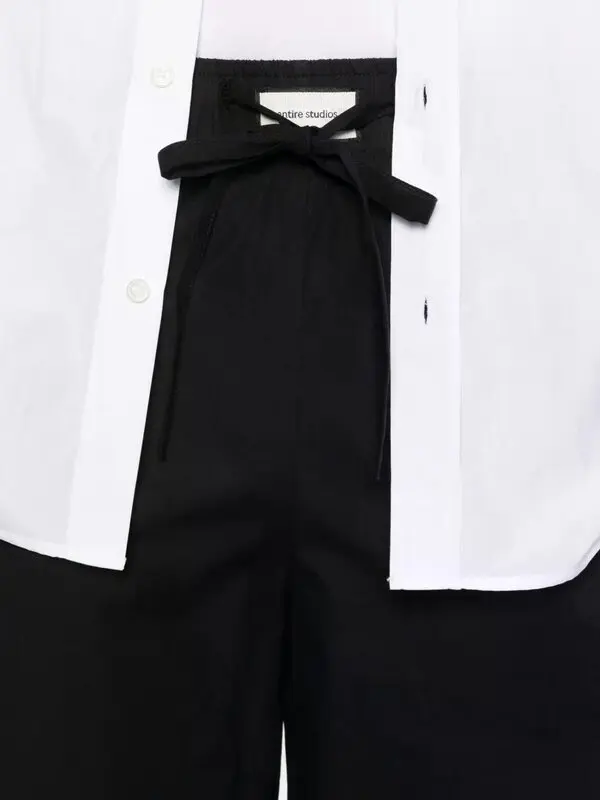 ENTIRE STUDIOS Drawstring Trousers - Black