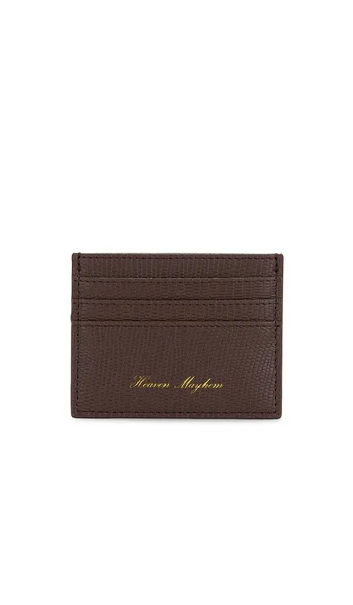 HEAVEN MAYHEM Cardholder - Brown