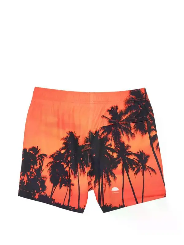 BLUE SKY INN Sunset Palms Swim Shorts