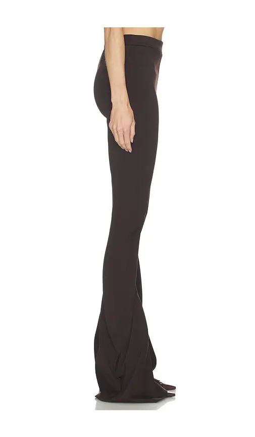 JADE CROPPER Twisted Stretch Trouser - Brown