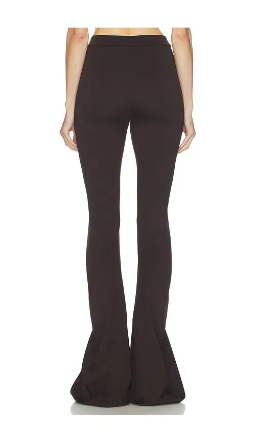 JADE CROPPER Twisted Stretch Trouser - Brown