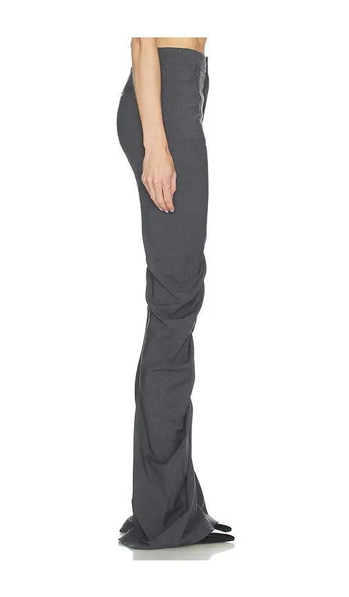 JADE CROPPER Twisted Trousers - Grey