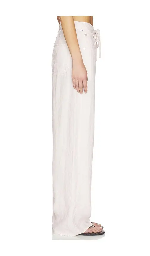 Citizens Of Humanity Brynn Drawstring Trouser Pants - Cream