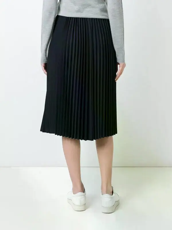 Comme Des Garçons Pleated Midi Skirt