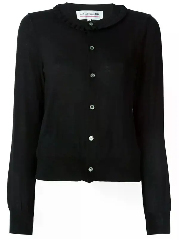 Comme Des Garçons Frill Neck Cardigan