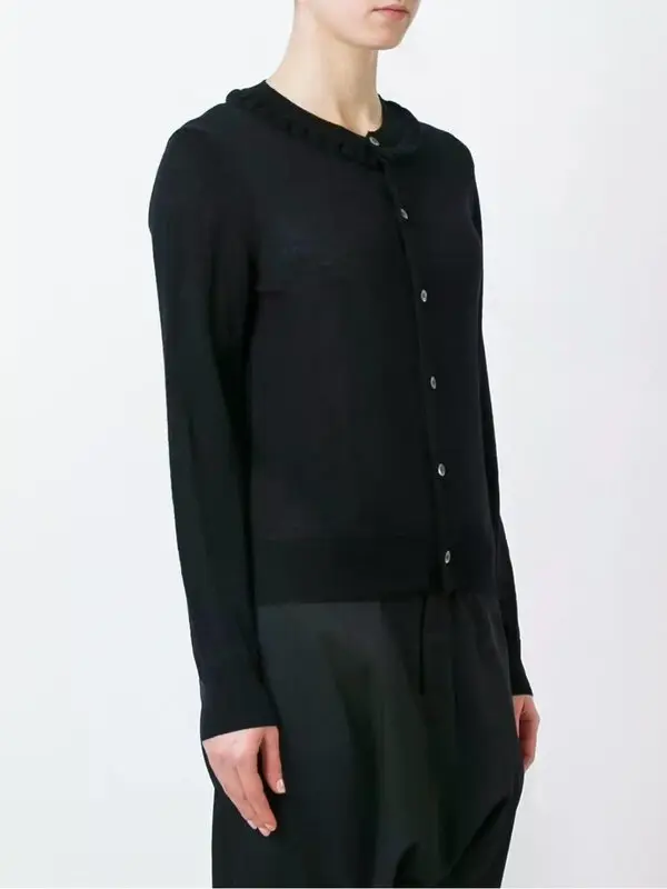 Comme Des Garçons Frill Neck Cardigan