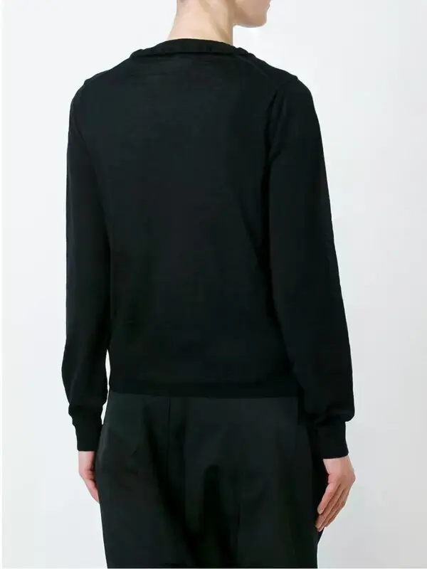 Comme Des Garçons Frill Neck Cardigan