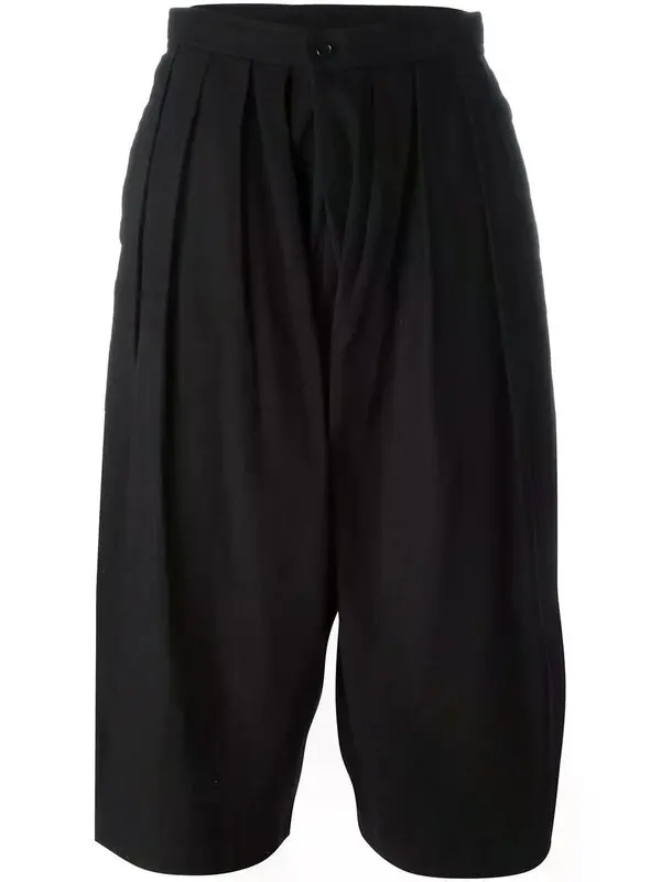 Comme Des Garçons Pleated Cropped Trousers