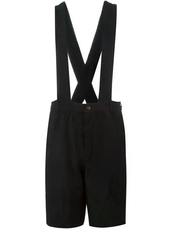 Comme Des Garçons Classic Short Dungarees - Black