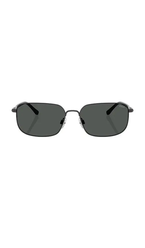 Polo Ralph Lauren Rectangular Sunglasses - Black