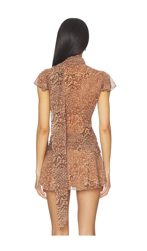 GUIZIO Ara Top With Cut Out Detail