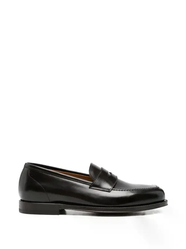 GREEN GEORGE Penny-slot Loafers - Brown