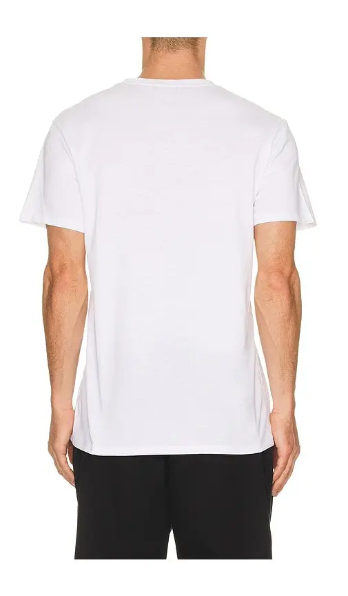VON DUTCH Vertical Logo Tee In . Also - White
