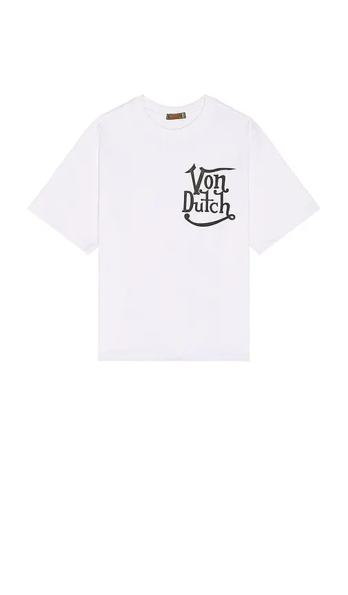VON DUTCH Short Sleeve Boxy Crop Tee In . Also