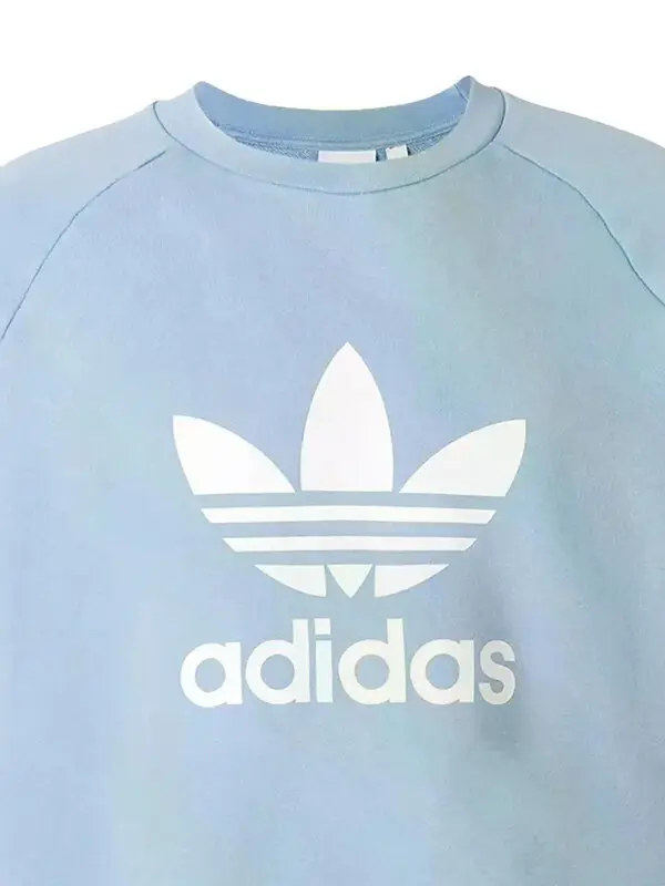 Adidas Originals Trefoil Warm Up Crewneck Sweatshirt - Blue
