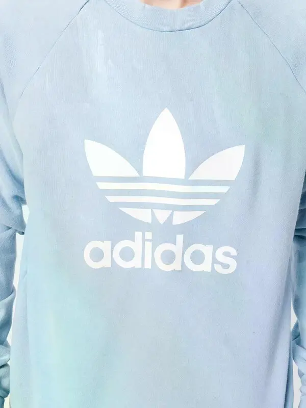 Adidas Originals Trefoil Warm Up Crewneck Sweatshirt - Blue
