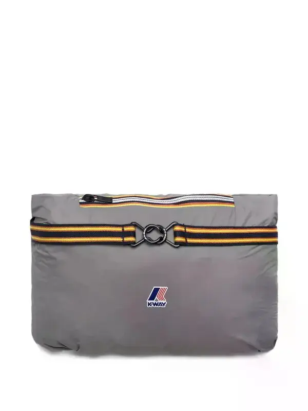 K-WAY Le Vrai 4.0 Drawstring Hooded Coat - Grey