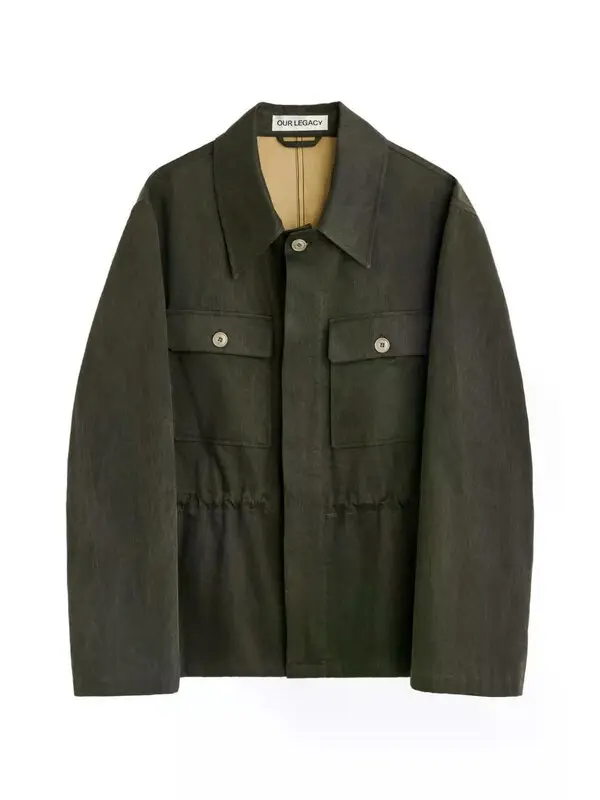 Our Legacy Coated Pocket Jacket - Green