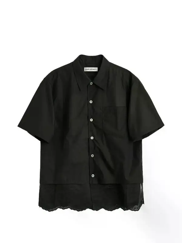 Our Legacy Pocket Lace Shirt - Black