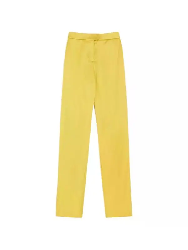 Valentino Garavani Double Duchesse Stretch Trousers - Yellow