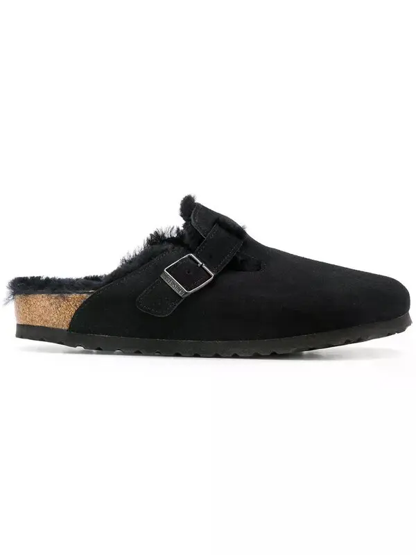 BIRKENSTOCK Boston Mules - Black