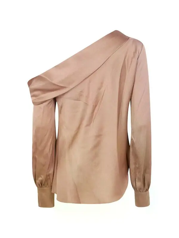 Simkhai Draped One-shoulder Top - Pink
