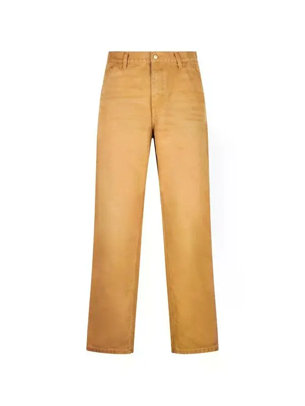 Carhartt Work In Progress Single Knee Straight Leg Jeans - Neutrals