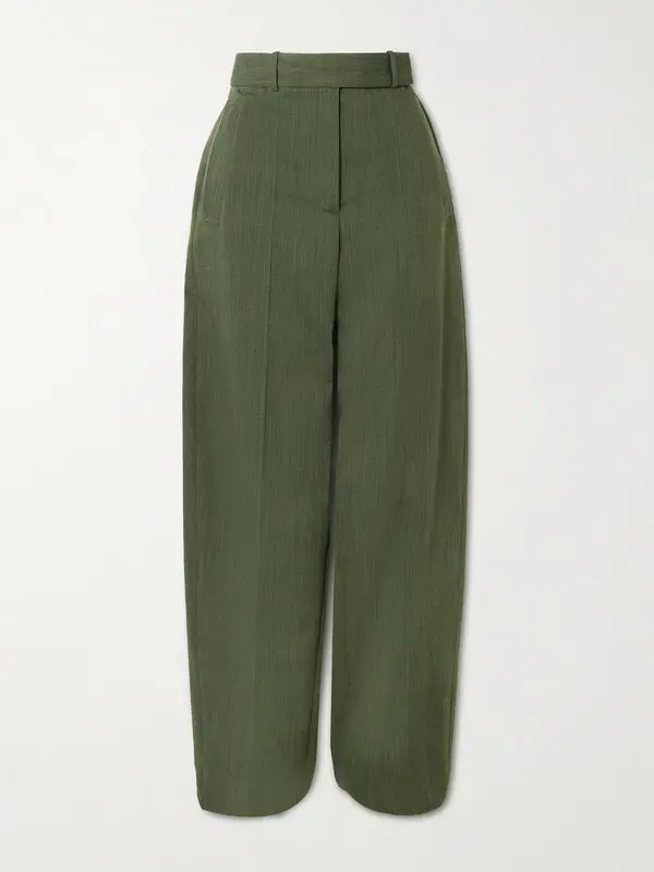 JOSEPH Zen Wool-twill Straight-leg Pants