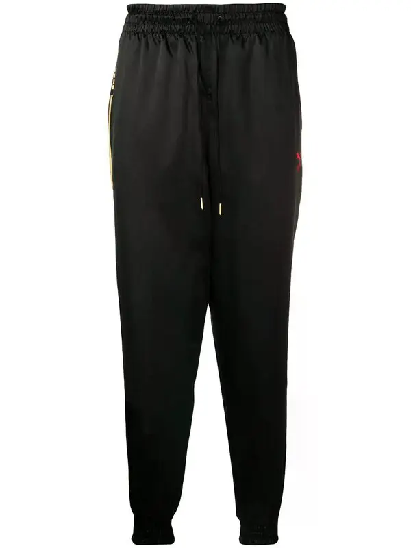 PUMA Side Stripe Track Pants - Black