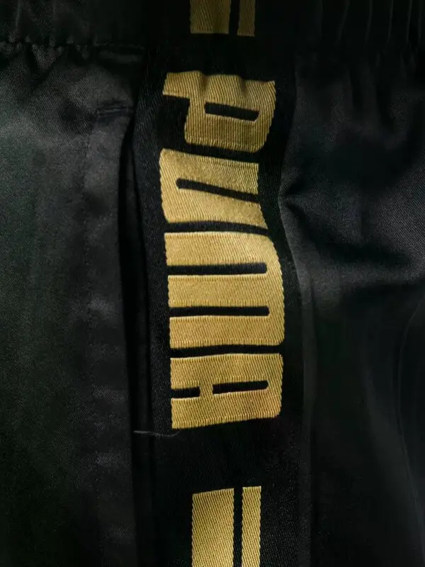 PUMA Side Stripe Track Pants - Black