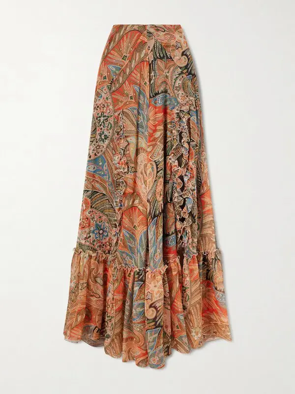 Etro Printed Maxi Skirt