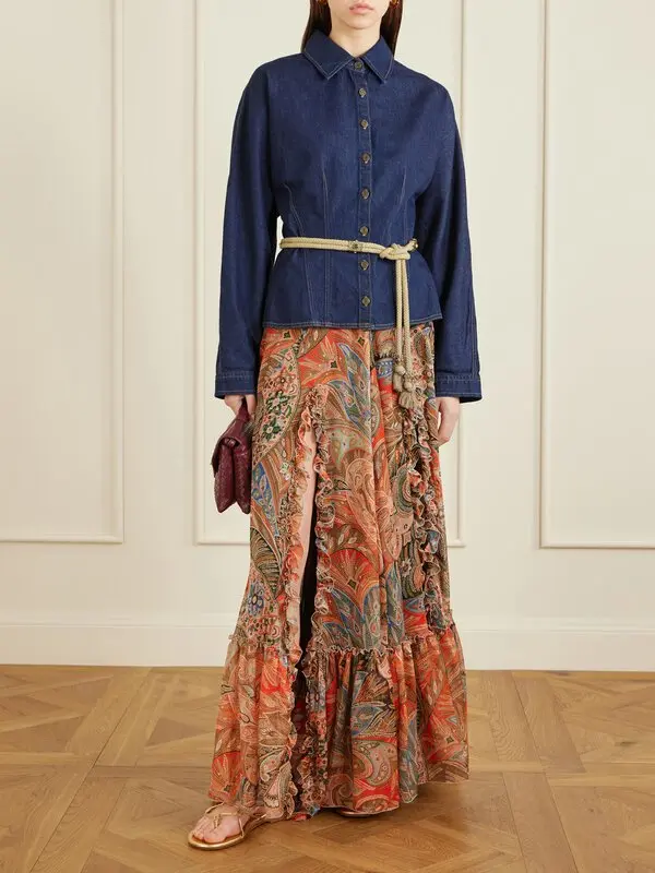 Etro Printed Maxi Skirt