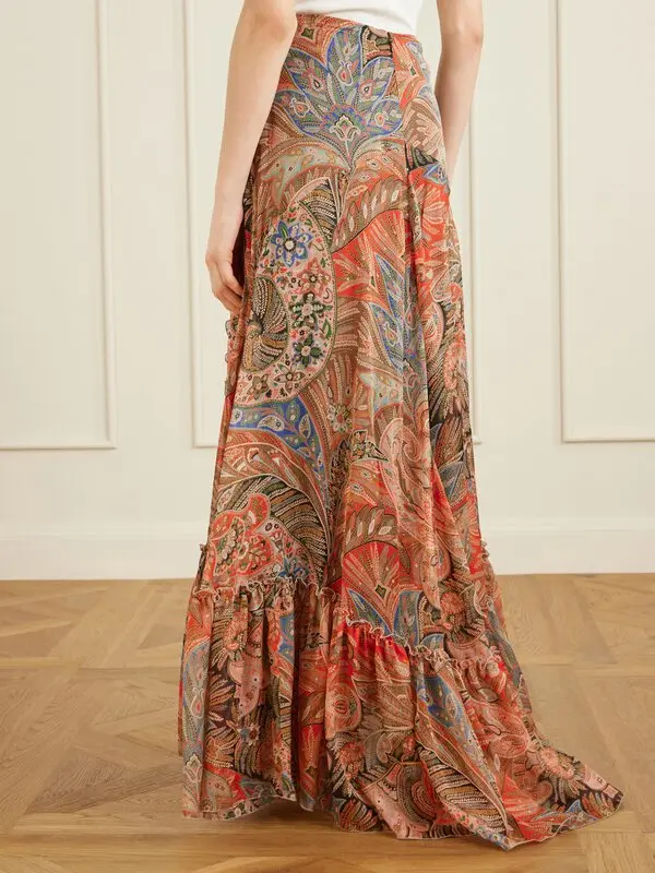 Etro Printed Maxi Skirt
