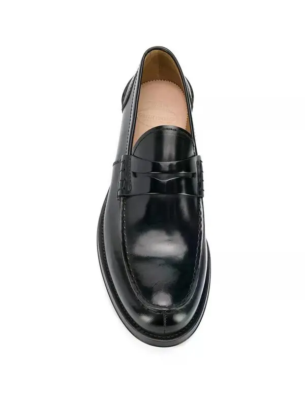GREEN GEORGE Classic Leather Loafers