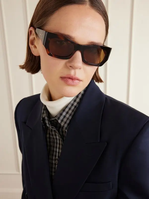 Celine Square-frame Havana Acetate Sunglasses - Tortoiseshell