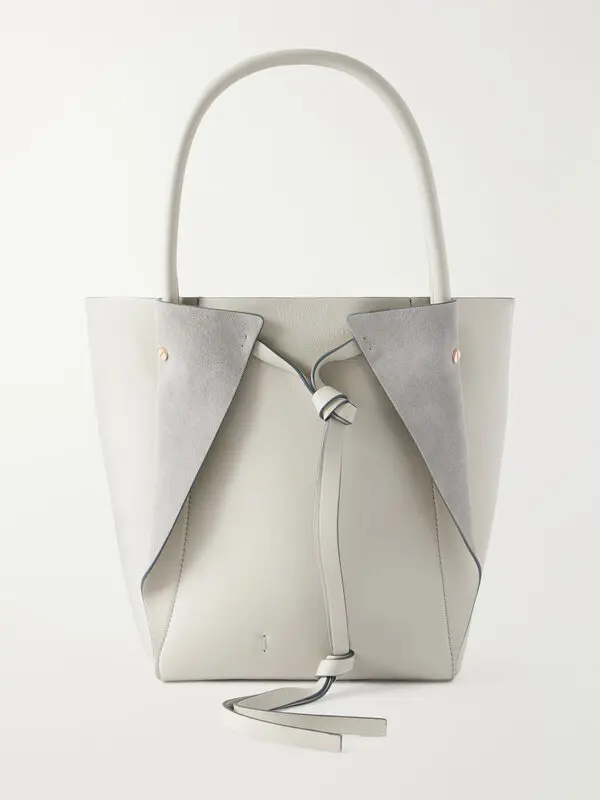 Gabriela Hearst Marija Small Leather Tote - Gray