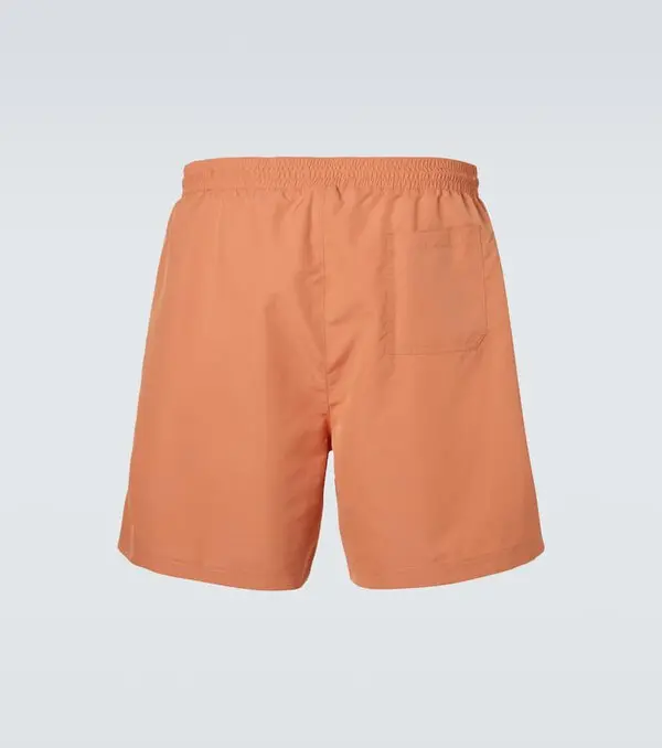 Brunello Cucinelli Logo Swim Trunks - Orange