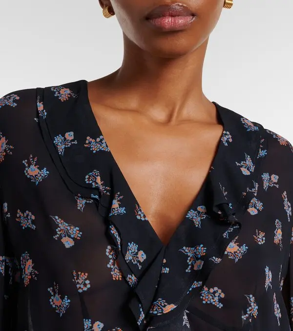 Dorothee Schumacher Floral Georgette Blouse