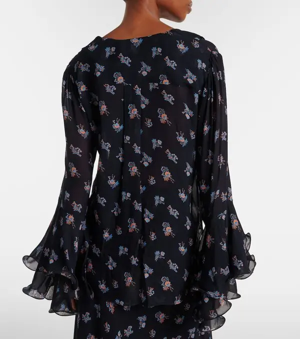 Dorothee Schumacher Floral Georgette Blouse
