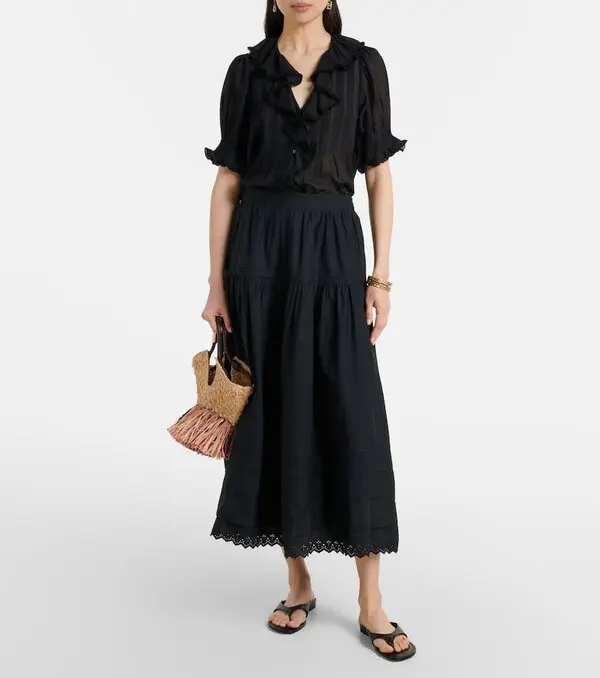 DÔEN Henri Cotton Voile Top
