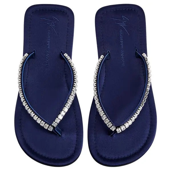 GIUSEPPE ZANOTTI Hatsumomo Thong Sandals - Blue