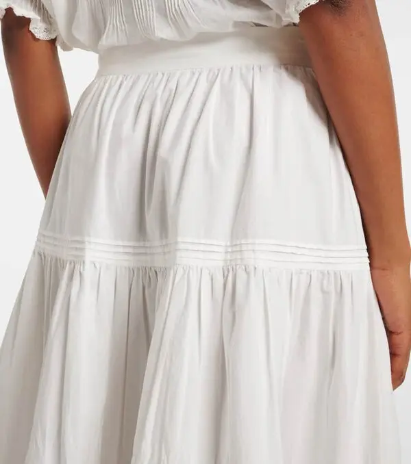 DÔEN Sebastiane Cotton Poplin Maxi Skirt
