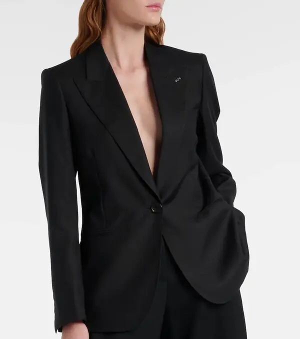 Givenchy Striped Wool Blazer