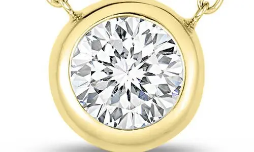 Roberto Coin 18k Gold Diamond Bezel Station Necklace - Yellow