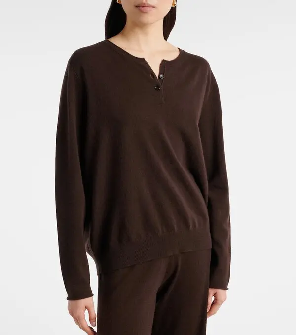 Jardin Des Orangers Cashmere Button-front Sweater