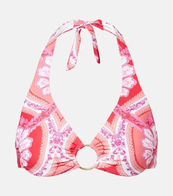 Melissa Odabash Printed Underwired Bikini Top - Multicoloured